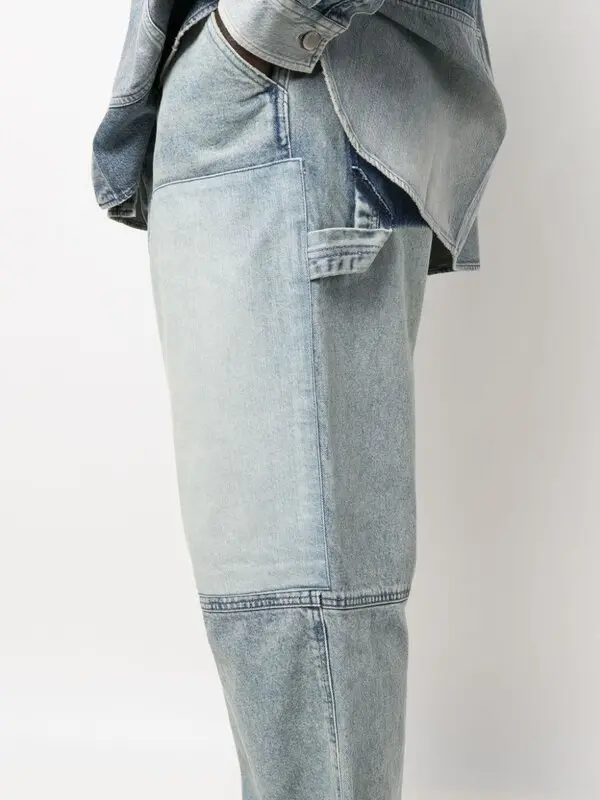 AMBUSH Panelled Wide-leg Jeans