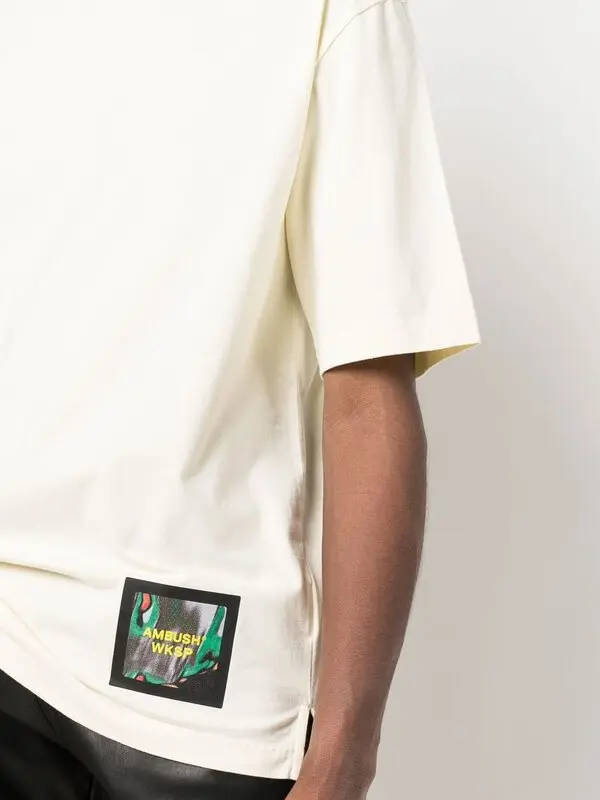AMBUSH Wksp Logo-patch T-shirt - Neutrals