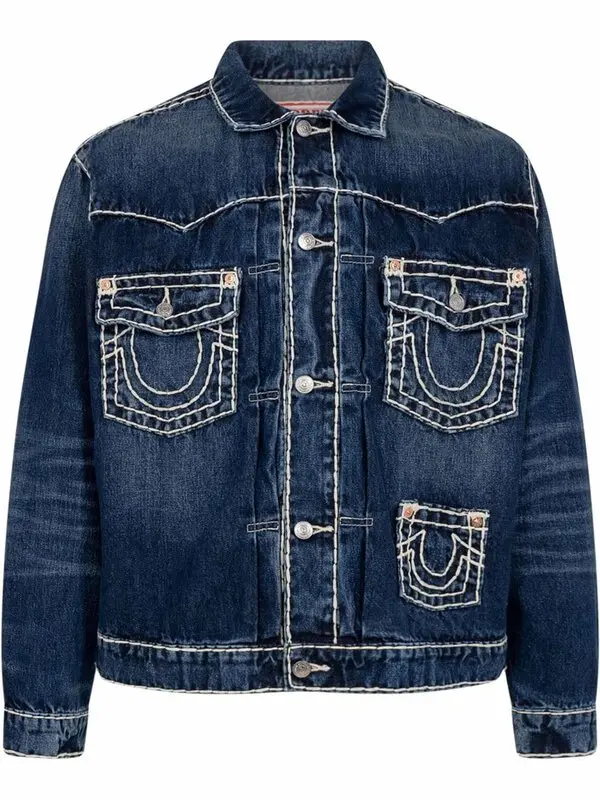 Supreme X True Religion Deni Trucker Jacket - Blue | Editorialist