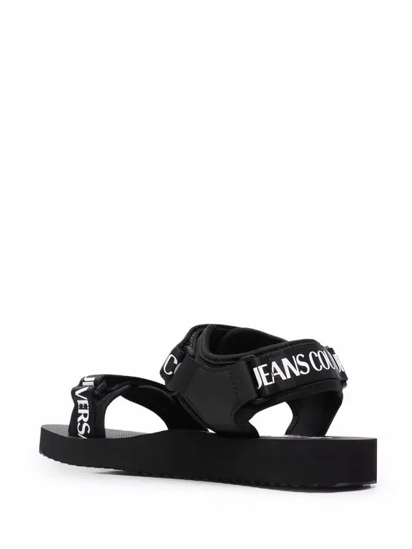 Versace Logo-print Open-toe Sandals