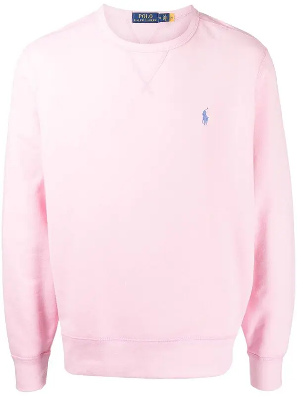 Polo Ralph Lauren Embroidered-logo Sweatshirt - Pink