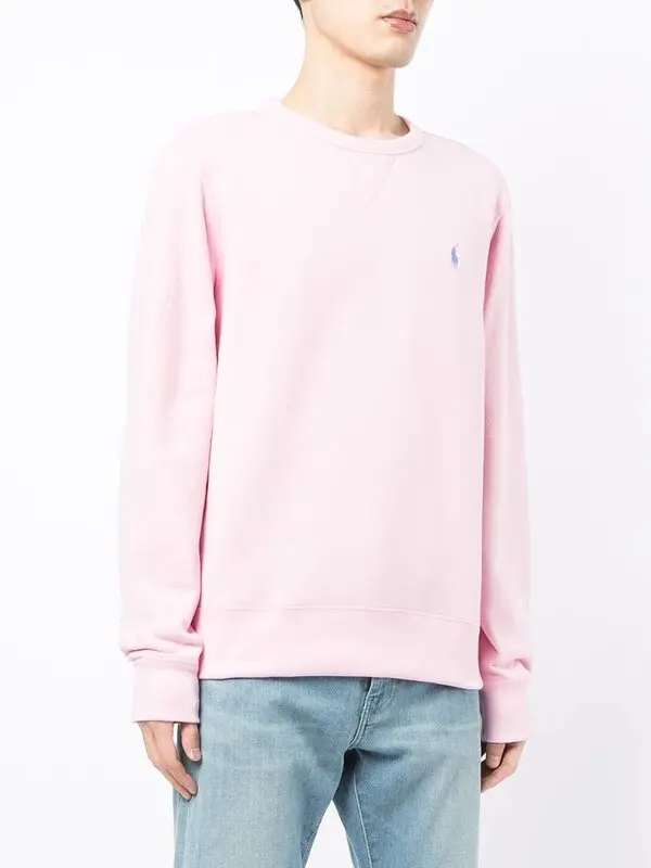 Polo Ralph Lauren Embroidered-logo Sweatshirt - Pink