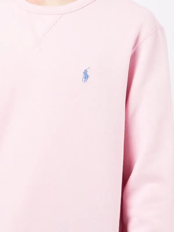 Polo Ralph Lauren Embroidered-logo Sweatshirt - Pink