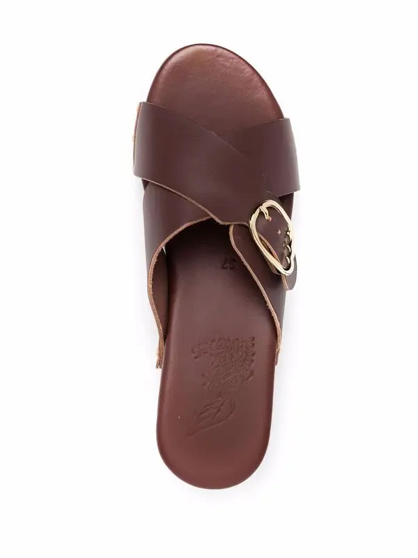 ANCIENT GREEK SANDALS Marilisa Clog Sandals - Brown