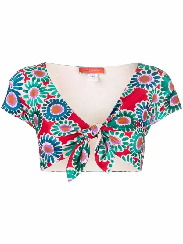 La DoubleJ Bardot Bikini Top - Red
