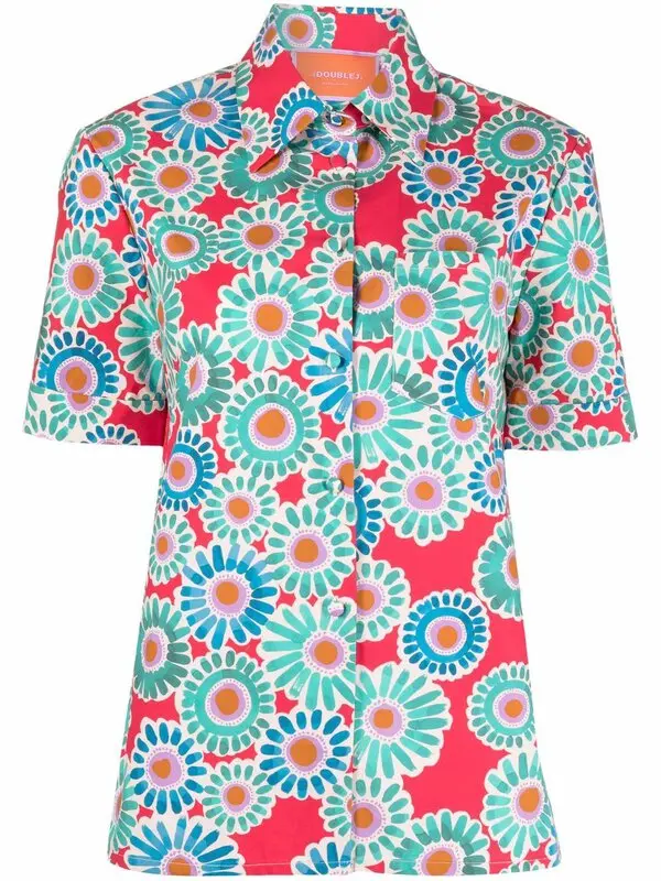 La DoubleJ Clerk Short-sleeve Shirt - Red