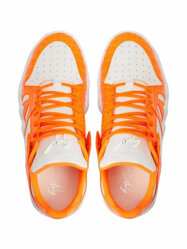 GIUSEPPE ZANOTTI Talon Mid-top Sneakers - White