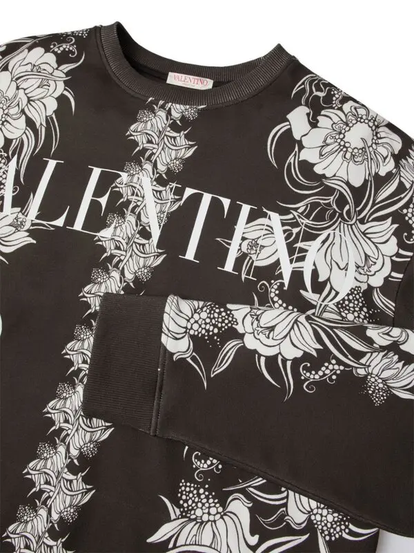 Valentino Garavani Logo-print Long-sleeve Sweatshirt