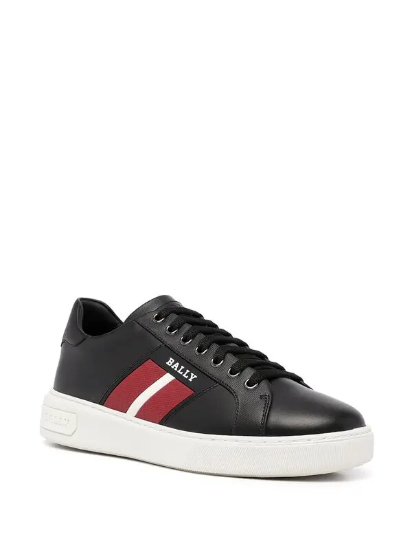 Bally Logo-print Leather Sneakers