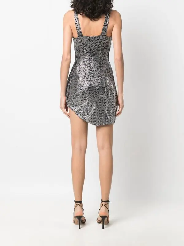 Philipp Plein Crystal-embellished Mini Dress