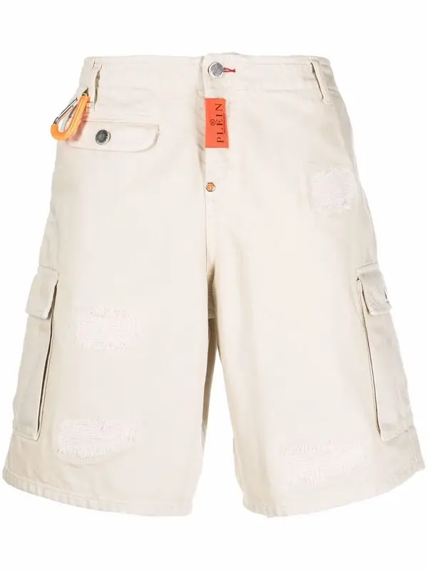 Philipp Plein Wide-leg Cargo Shorts