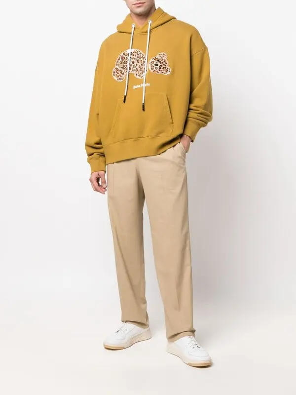Palm Angels Drawstring Side Stripe Track Pants - Neutrals