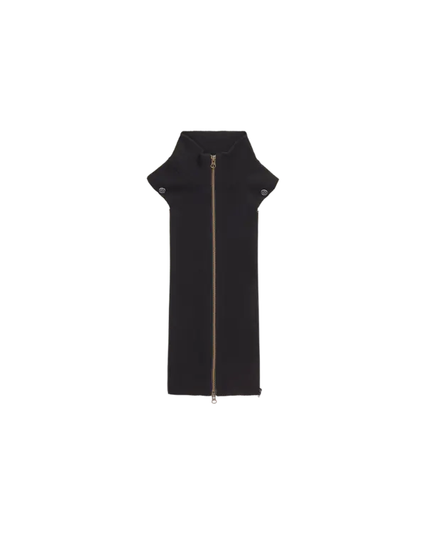 Veronica Beard Uptown Cashmere Dickey - Black