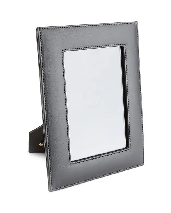 ROYCE NEW YORK Leather Picture Frame - Black
