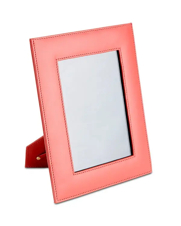 ROYCE NEW YORK Leather Picture Frame - Red
