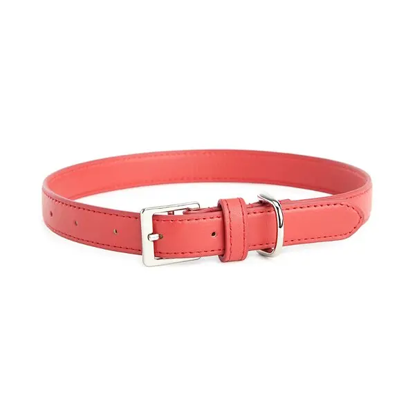 ROYCE NEW YORK Luxe Medium Dog Collar - Red