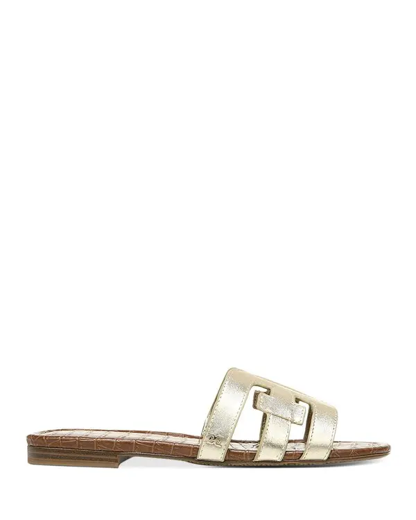 Sam Edelman Bay Slide Sandals - Gold