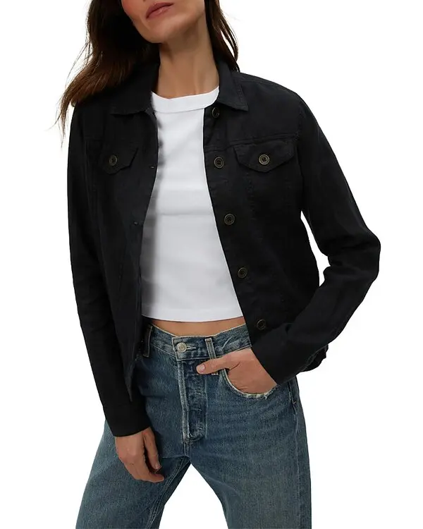 Michael Stars Linen Jacket - Black