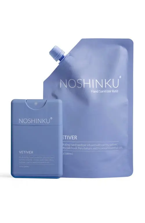 NOSHINKU Rejuvenating Hand Sanitizer & Refill Set - Blue