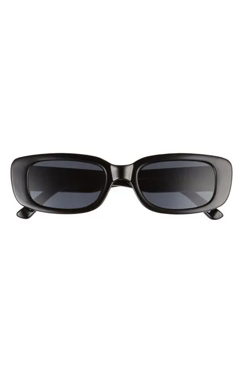 AIRE Ceres 51mm Rectangular Sunglasses - Black/smoke Mono
