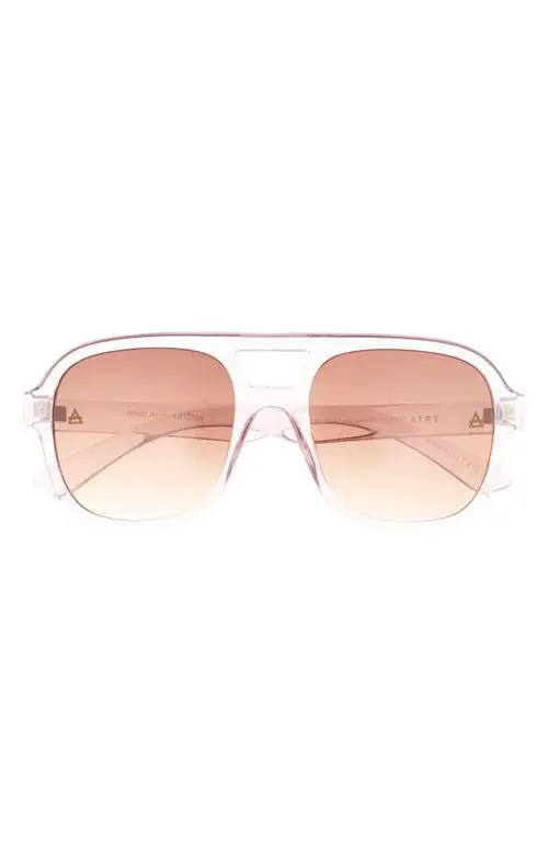 AIRE Whirlpool Aviator Sunglasses - Mauve/brown Grad