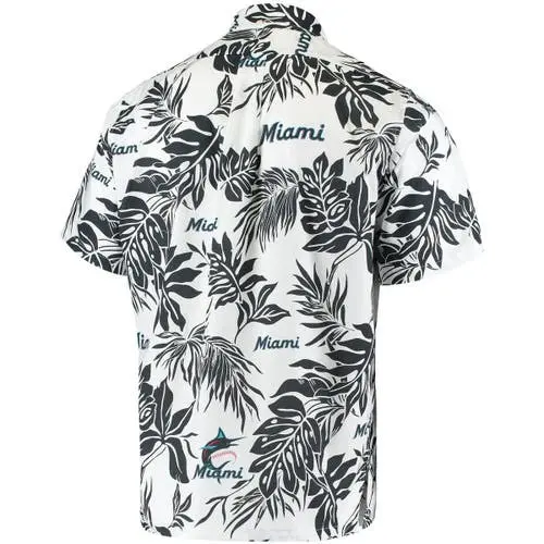 Reyn Spooner Miami Marlins Aloha Button-down Shirt