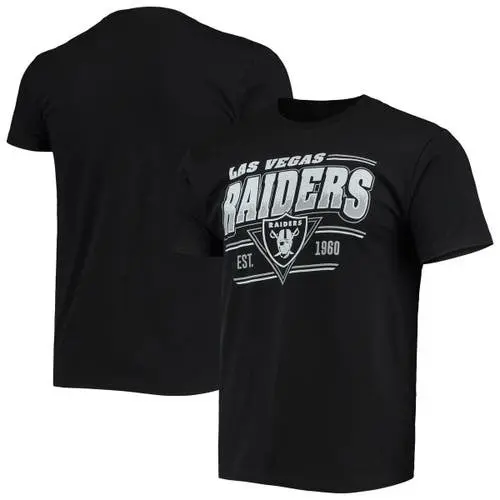 Junk Food Las Vegas Raiders Throwback T-shirt - Black