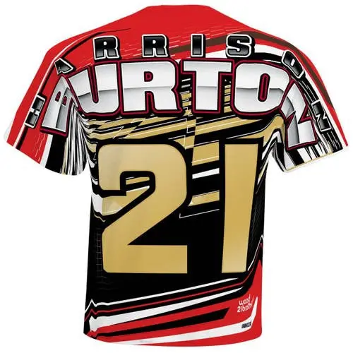 CHECKERED FLAG Harrison Burton Sublimated Speedster T-shirt