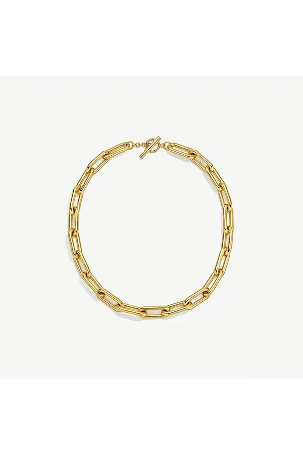 SOKO Tumba Link Collar Necklace - Gold