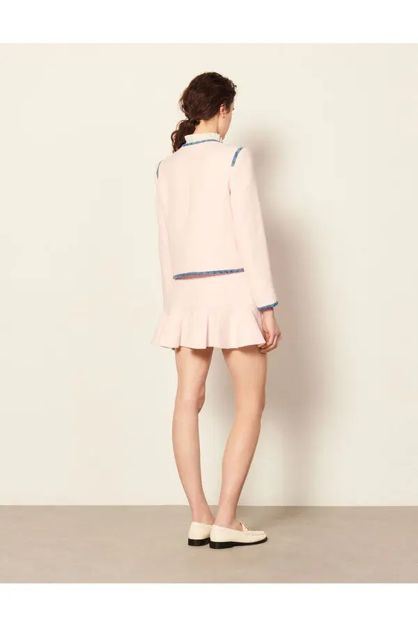 Sandro Mixed-material Jacket