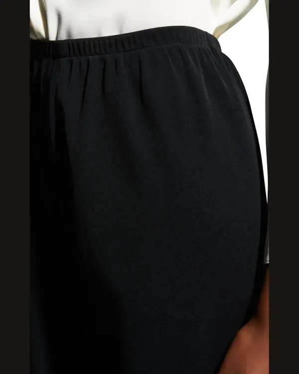 THE ROW Gala Wide-leg Crepe Pants - Navy