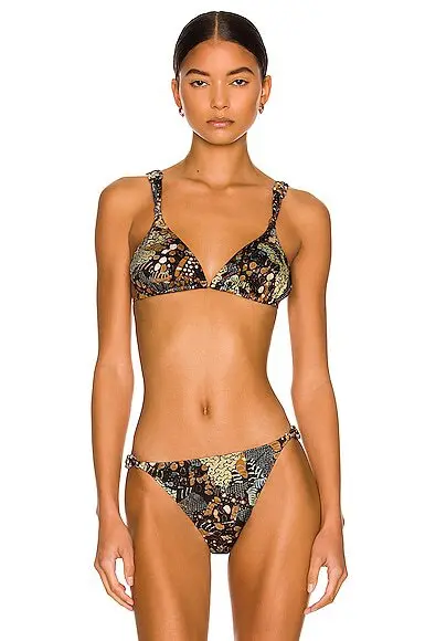 Ulla Johnson Catalina Bikini Top In Blue