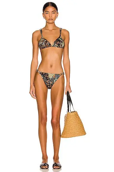 Ulla Johnson Catalina Bikini Top In Blue