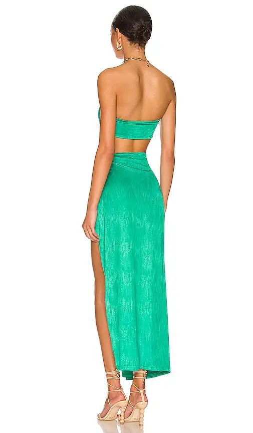 Superdown Karolyna Maxi Skirt Set - Teal