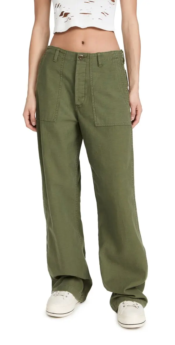 R13 Wide Leg Utility Pants
