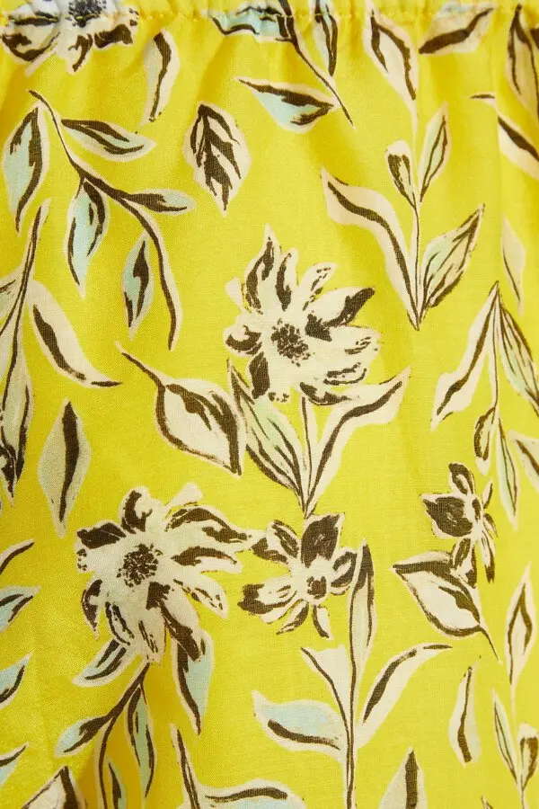 Alice + Olivia Alice Olivia Alta Offthe Shoulder Floralprint Cotton And Silkblend Top