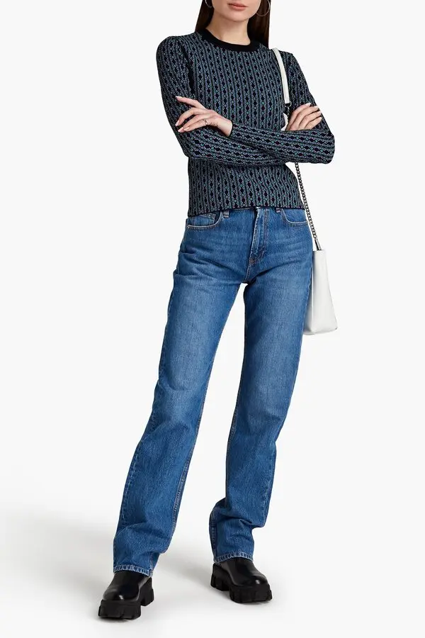 Rabanne Jacquardknit Sweater - Black