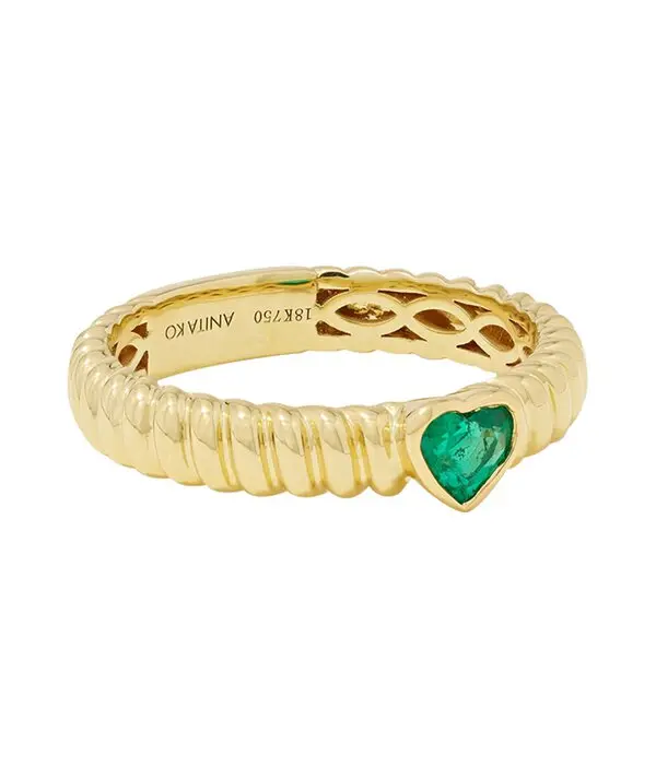 ANITA KO Zoe 18-karat Emerald Ring