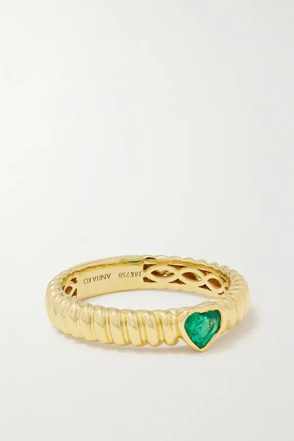ANITA KO Zoe 18-karat Emerald Ring
