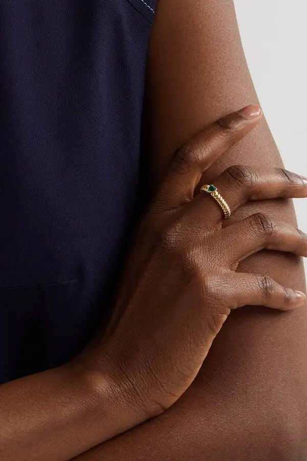 ANITA KO Zoe 18-karat Emerald Ring