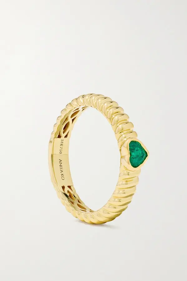 ANITA KO Zoe 18-karat Emerald Ring