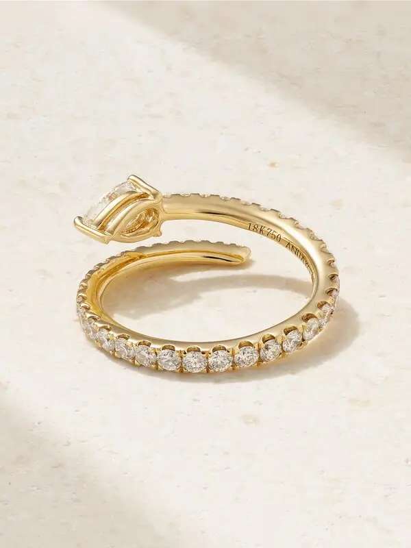 ANITA KO Two Row 18-karat Diamond Ring
