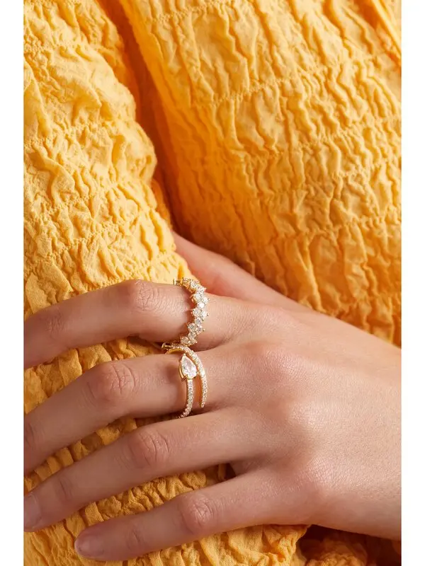 ANITA KO Two Row 18-karat Diamond Ring