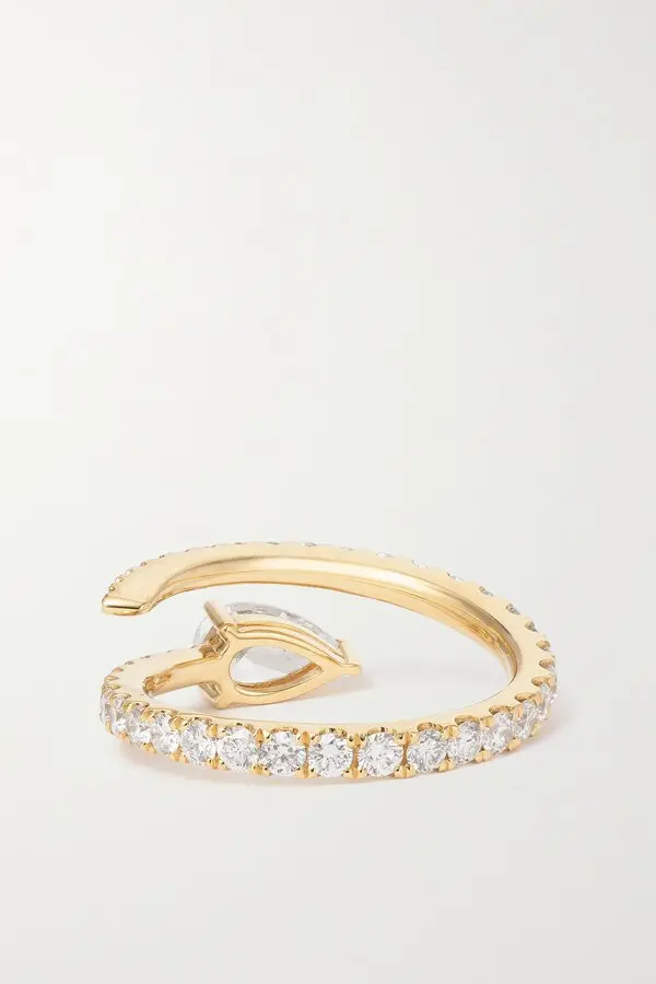 ANITA KO Two Row 18-karat Diamond Ring