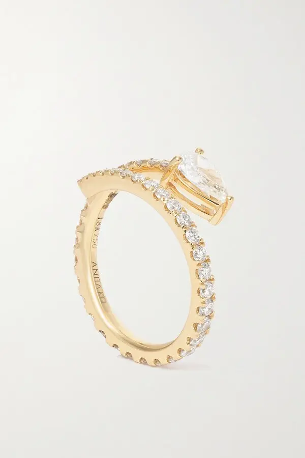 ANITA KO Two Row 18-karat Diamond Ring