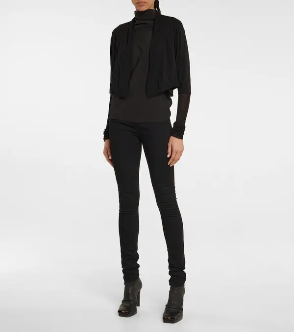 Rick Owens Lilies Liza Cropped Cardigan