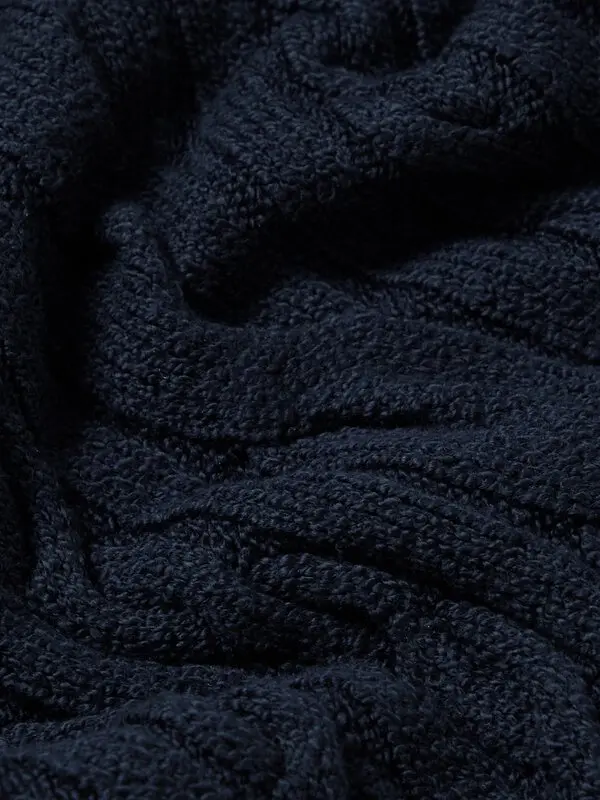 Loro Piana Slim-fit Cable-knit Cotton Sweater