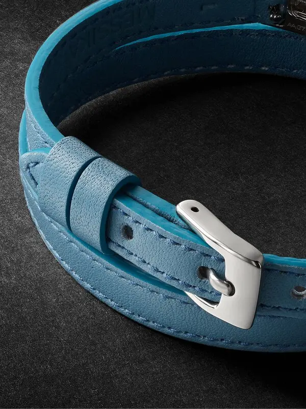 Messika My Move White Gold, Diamond And Leather Bracelet