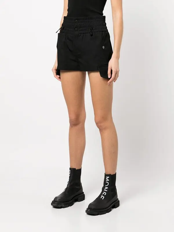 Monse Smocked-detail Cargo Shorts