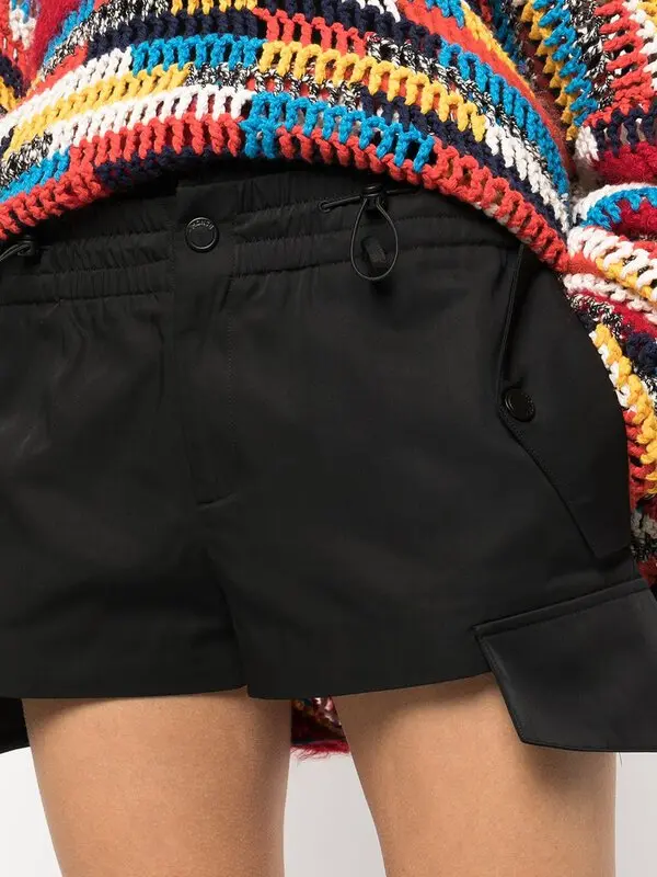 Monse Smocked-detail Cargo Shorts